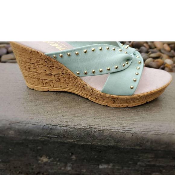 Onex | Shoes | New Onex Belynda Wedge In Mint | Poshmark